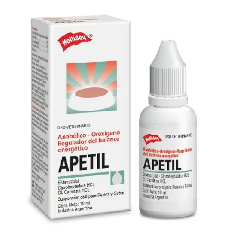 Apetil 10 mL - Holliday – Petmontt.cl